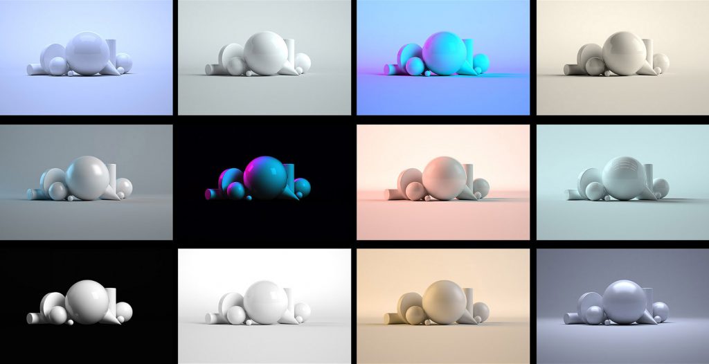 Basic Light Studio for C4d+Octane - Arka